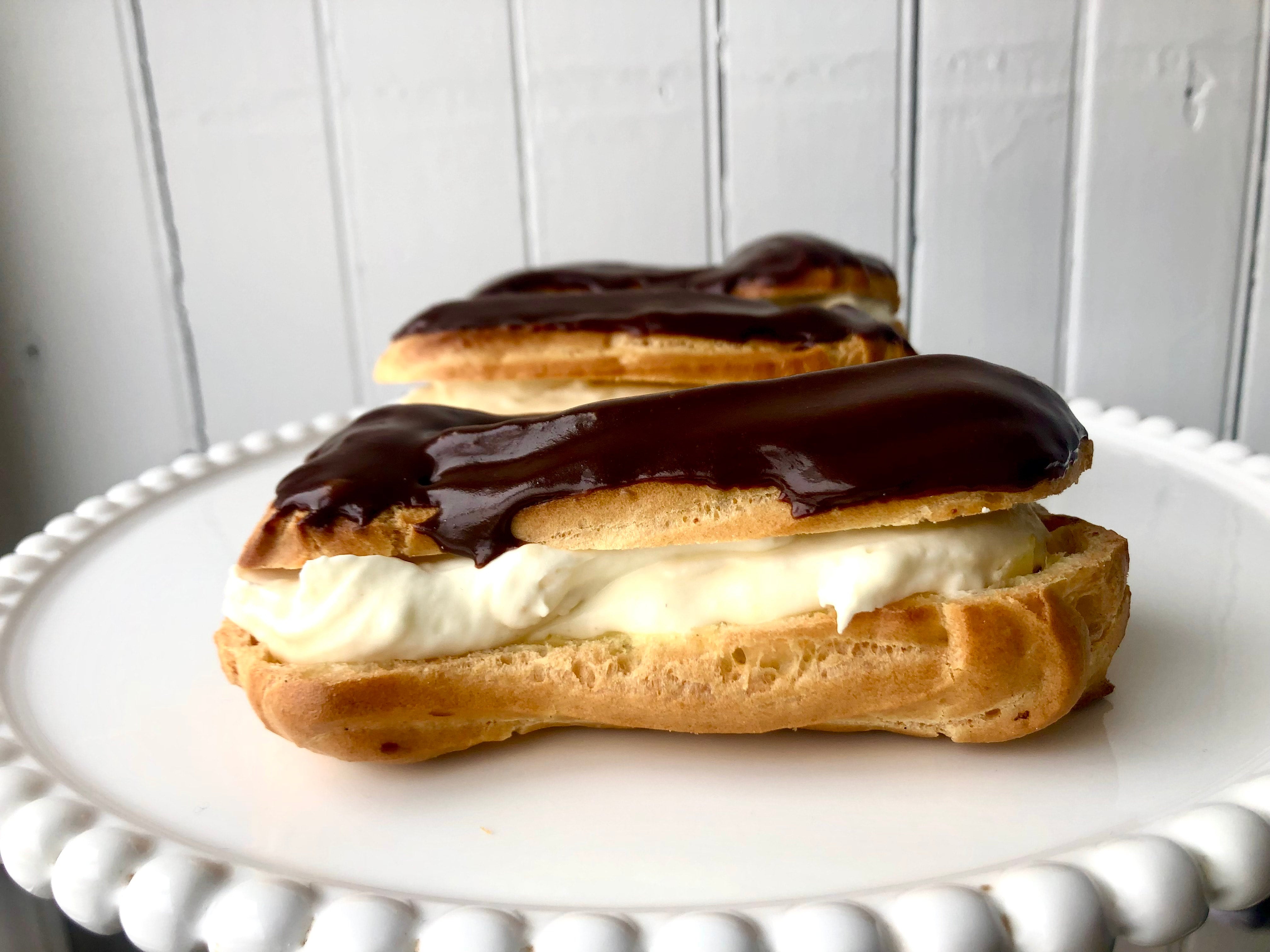 Eclairs or Cream Puffs-Half Dozen